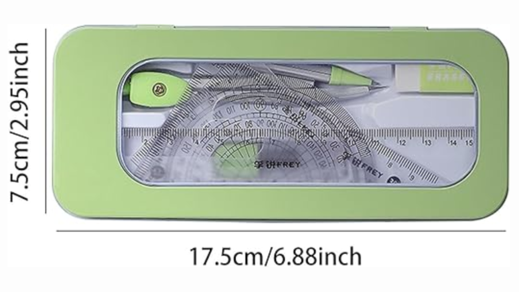 Conjunto de Geometria – Kit Completo para Estudantes e Profissionais