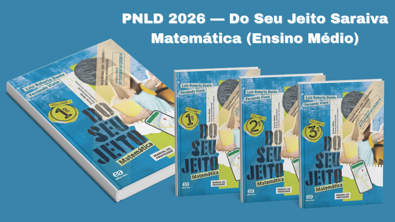 PNLD 2026 — Do Seu Jeito Saraiva Matemática (Ensino Médio)