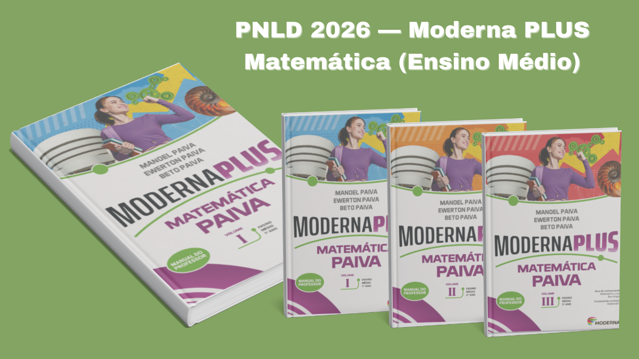PNLD 2026 — Moderna PLUS Matemática (Ensino Médio)