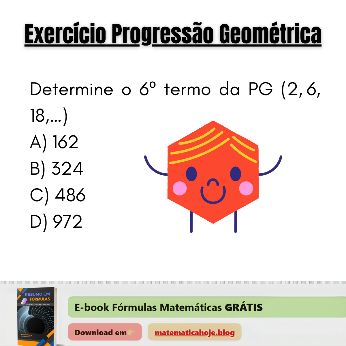 Exercício Progressão Geométrica