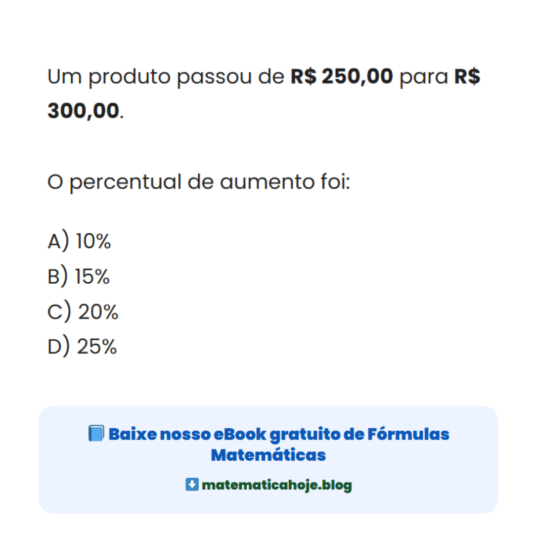 Como Calcular Percentual de Aumento de Forma Simples